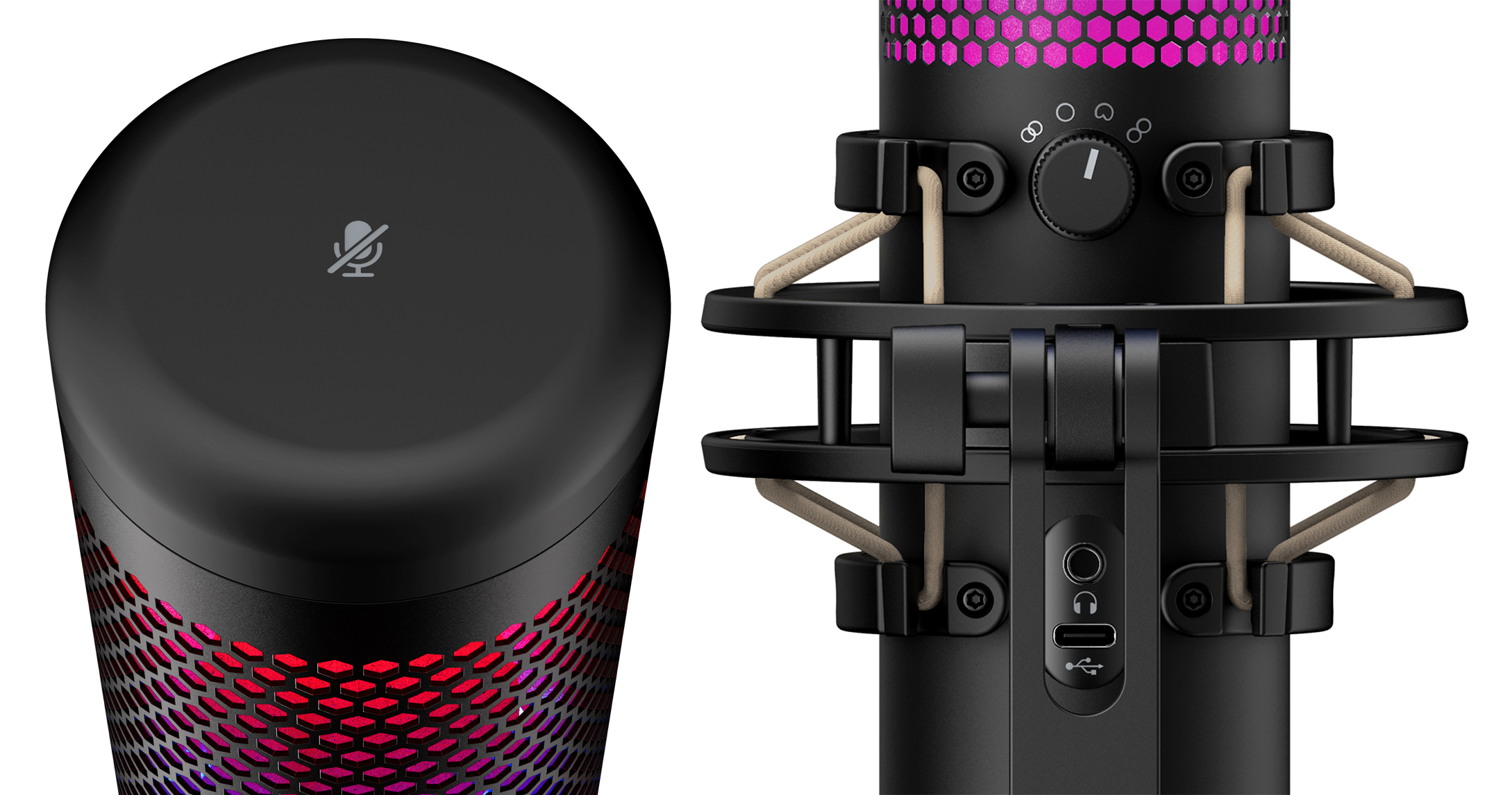 HyperX QuadCast S com Iluminação RGB e Efeitos ⋆ Nós Nerds