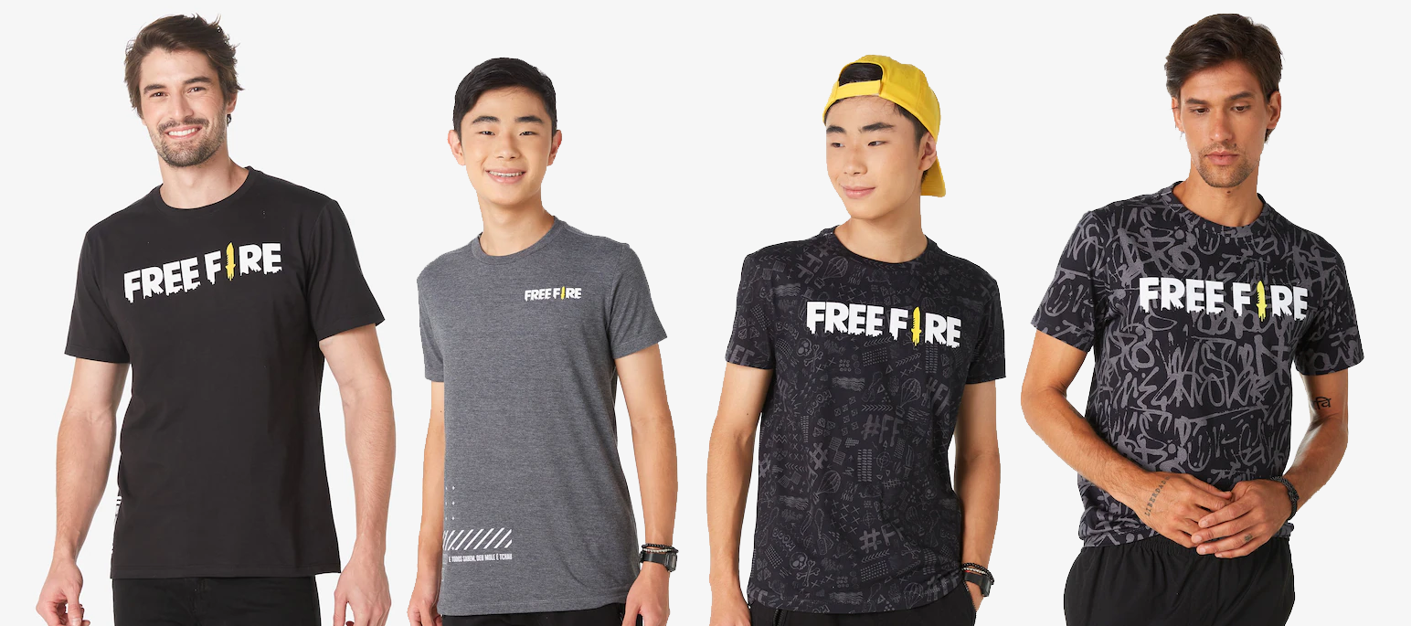 Free Fire Inspira Coleção de Roupas da Riachuelo ⋆ Nós Nerds