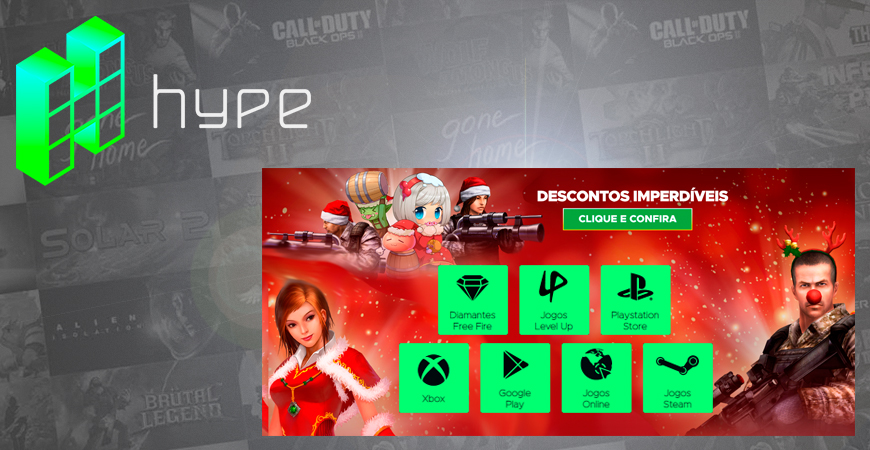 Hype Games – Promoção de Natal com 90% Off ⋆ Nós Nerds