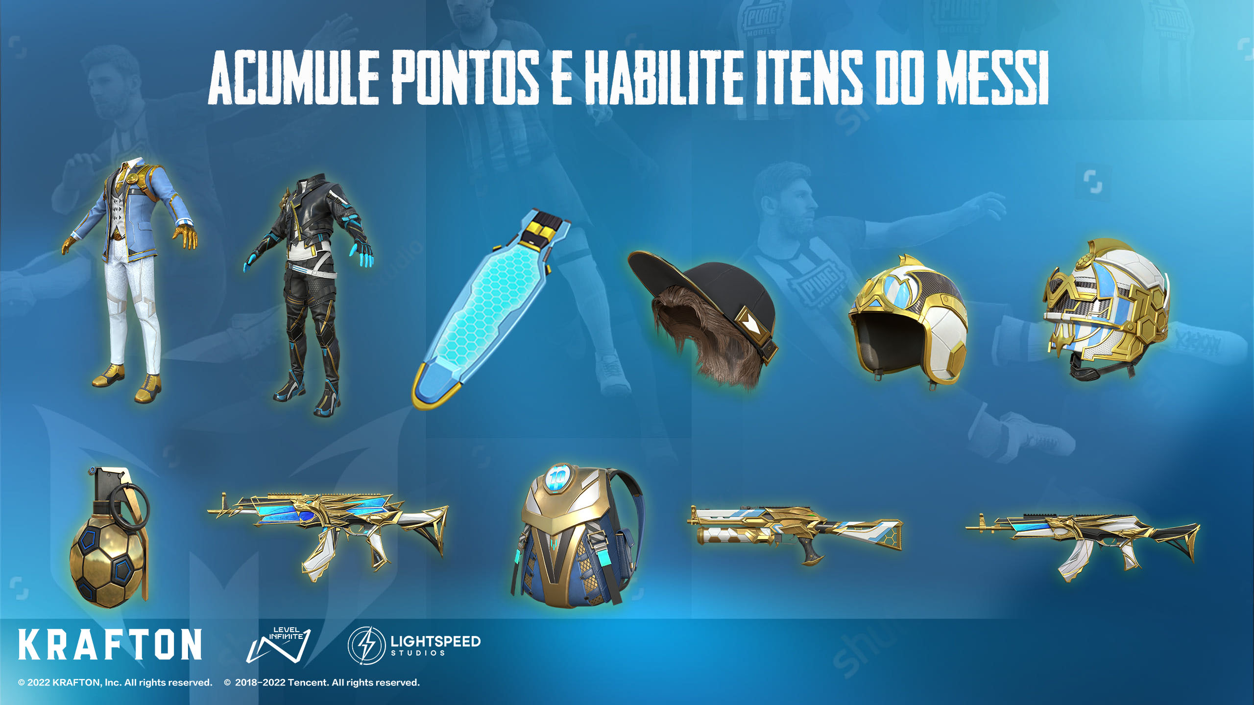 PUBG Mobile – Pegue os Itens do Lionel Messi ⋆ Nós Nerds