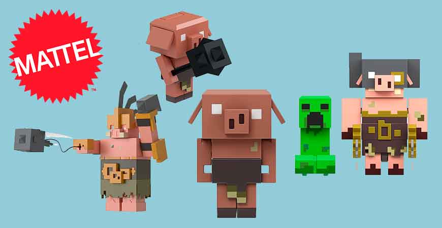 Minecraft Legends Ganha Figuras de Ação da Mattel ⋆ Nós Nerds